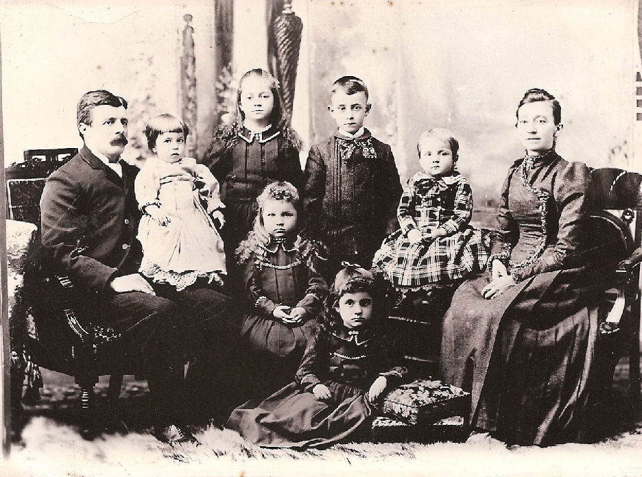 Photos: Family of Reuben Bowman and Louisa Geiger 1892